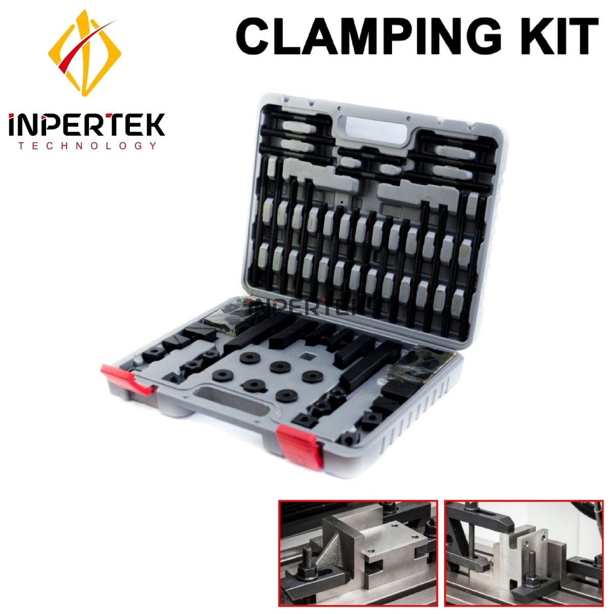 Clamping Kit Set Pejepit Mesin Milling
