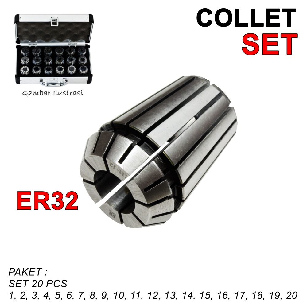 Jual Murah Paket Collet Set ER32