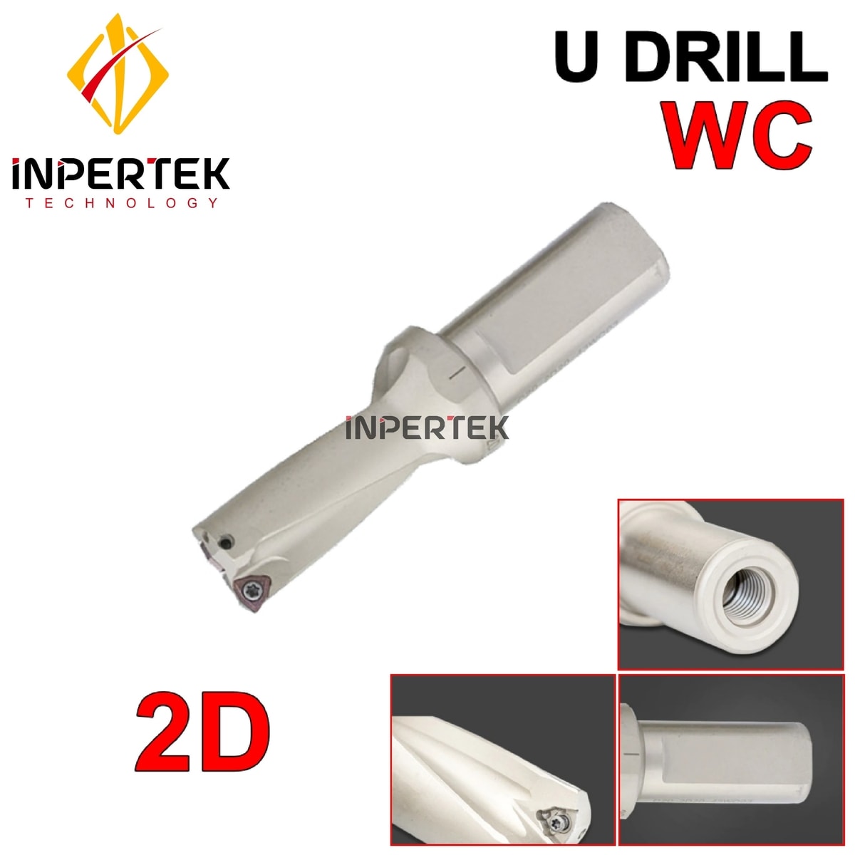 U Drill 2D Holder Insert WCMT